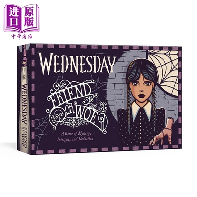 预售 星期三 朋友还是祸 Wednesday Friend or Woe A Game of Mystery Intrigue and Deduction 英文原版 MGM Studios【中商原版】
