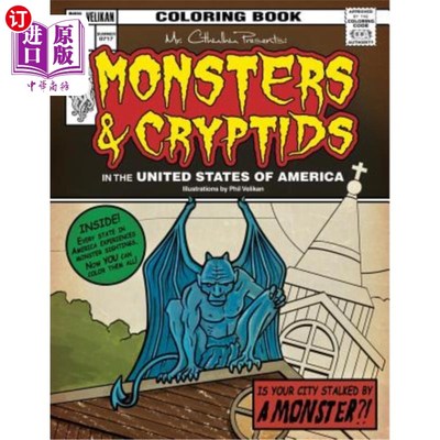 海外直订Mr. Cthulhu Presents: Monsters and Cryptids in the United States of America: Col CThulhu先生介