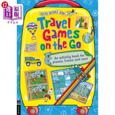 海外直订Travel Games on the Go: An Activity Book for Planes, Trains and Cars 旅行游戏:飞机，火车和汽车的活动手册