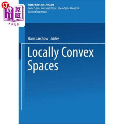 海外直订Locally Convex Spaces 局部凸空间