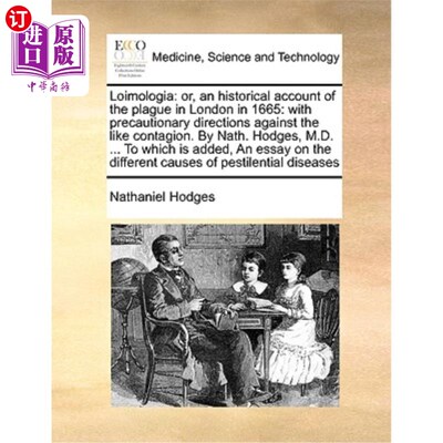 海外直订医药图书Loimologia: Or, an Historical Account of the Plague in London in 1665: With Prec 1665年伦敦鼠疫的历