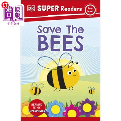 海外直订DK Super Readers Pre-Level Save the Bees DK超级读者Pre-Level Save the Bees