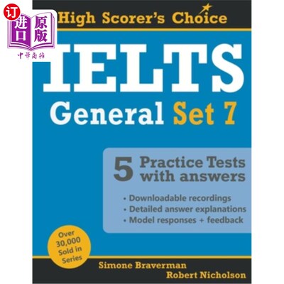 海外直订IELTS 5 Practice Tests, General Set 7: Tests No. 31-35 雅思5练习测试，通用组7：测试31-35