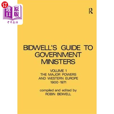 海外直订Guide to Government Ministers 政府部长指南