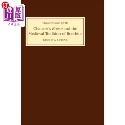 海外直订Chaucer's Boece and the Medieval Tradition of Bo... 乔叟的《波伊提乌》和波伊提乌的中世纪传统