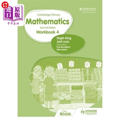 海外直订Cambridge Primary Mathematics Workbook 4 Second Edition 剑桥小学数学练习册4第二版