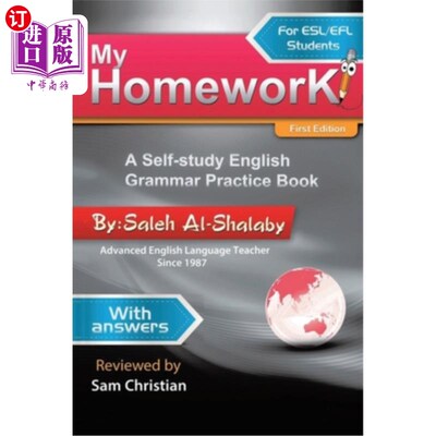 海外直订My Homework: A Self-Study English Grammar Practice Book (New Edition) 我的作业：自学英语语法练习本（新版）