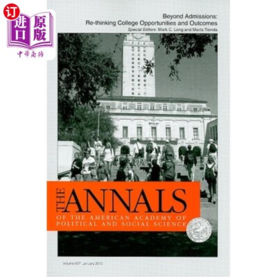 海外直订Beyond Admissions: Re-Thinking College Opportunities and Outcomes 招生之外：重新思考大学的机会和成果