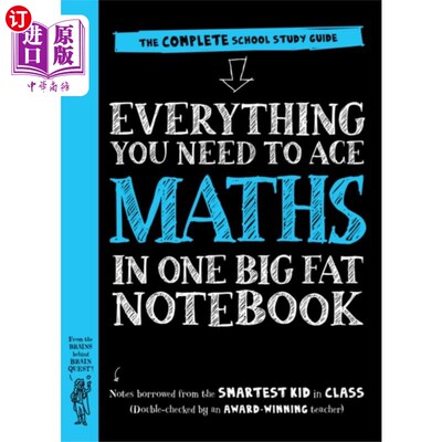 海外直订Everything You Need to Ace Maths in One Big Fat ... 你需要的一切在一个大胖笔记本(英国版)