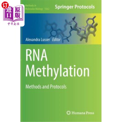 海外直订医药图书RNA Methylation: Methods and Protocols RNA甲基化：方法和方案