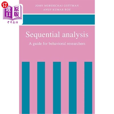 海外直订Sequential Analysis: A Guide for Behavorial Researchers 序贯分析:行为研究者指南