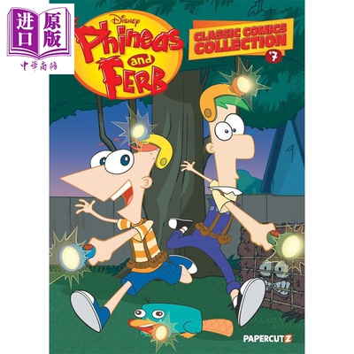 预售 飞哥与小佛绘本小集第 7 卷 Disney Phineas and Ferb Classic Comics Collection 英文原版 Scott Peterson【中商原版】