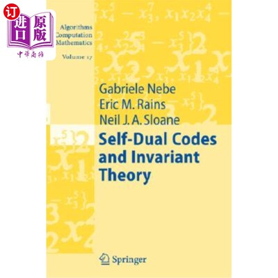 海外直订Self-Dual Codes and Invariant Theory 自对偶码与不变理论