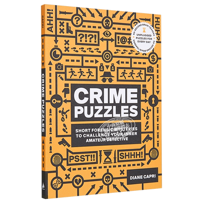 60秒脑筋急转弯犯罪谜题 挑战侦探的法医谜团 60-Second Brain Teasers Crime Puzzles 英文原版 Diane Capri【中商原版】