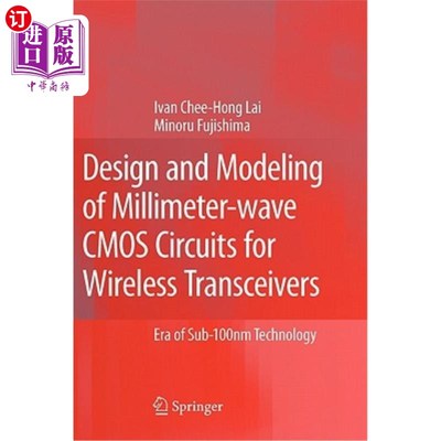 海外直订Design and Modeling of Millimeter-Wave CMOS Circuits for Wireless Transceivers:  无线收发器毫米波CMOS电路的