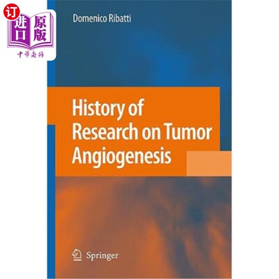 海外直订History of Research on Tumor Angiogenesis 肿瘤血管生成研究历史“，