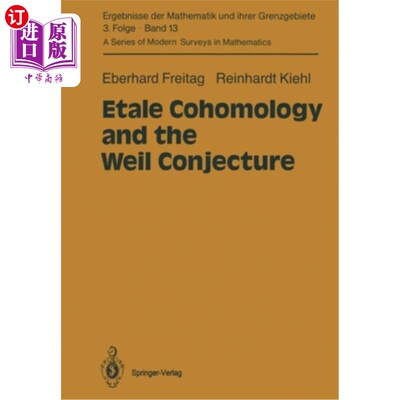 海外直订Etale Cohomology and the Weil Conjecture Etale上同调与Weil猜想