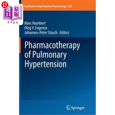 海外直订医药图书Pharmacotherapy of Pulmonary Hypertension 肺动脉高压的药物治疗