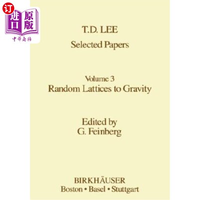海外直订Selected Papers: Random Lattices to Gravity 论文选集:随机格与重力