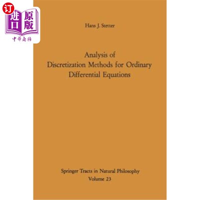 海外直订Analysis of Discretization Methods for Ordinary Differential Equations 常微分方程离散化方法分析