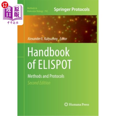 海外直订医药图书Handbook of Elispot: Methods and Protocols Elispot手册:方法和协议