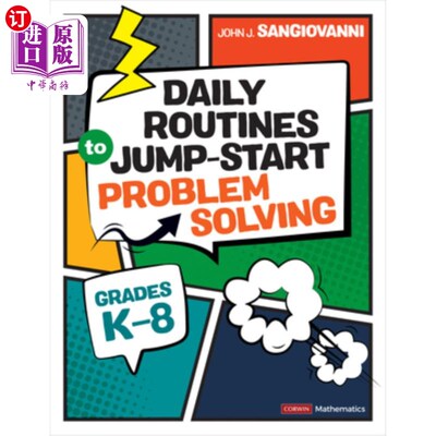 海外直订Daily Routines to Jump-Start Problem Solving, Grades K-8 从日常生活开始解决问题，K-8年级
