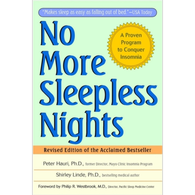 现货 和失眠说再见 豆瓣高分 英文原版 No More Sleepless Nights Peter Hauri【中商原版】