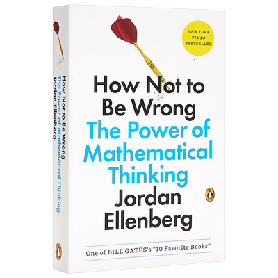 魔鬼数学 大数据时代 数学思维的力量 通俗数学书 英文原版 How Not to Be Wrong Jordan Ellenberg【中商原版】