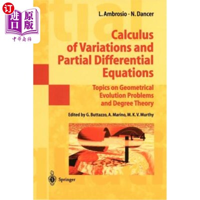 海外直订Calculus of Variations and Partial Differential Equations: Topics on Geometrical 变分与偏微分方程：几何演化