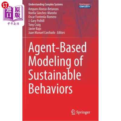海外直订Agent-Based Modeling of Sustainable Behaviors 基于agent的可持续行为建模