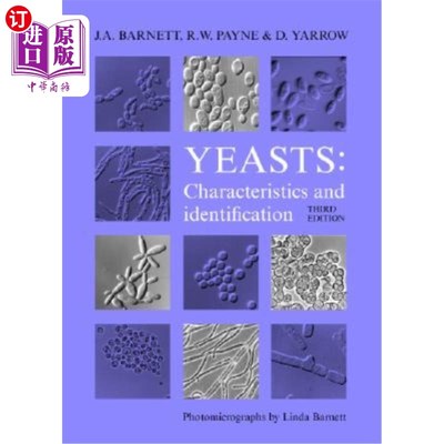 海外直订Yeasts: Characteristics and Identification 酵母菌：特性和鉴定