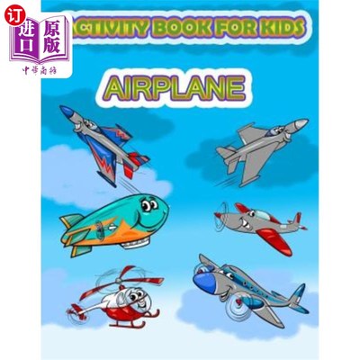 海外直订Activity Book for Kids Airplane: : Fun Activity for kids in Airplane and Things