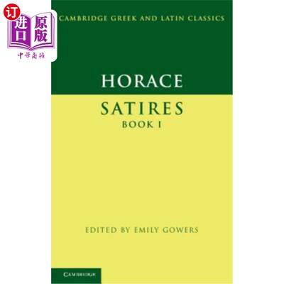 海外直订Horace: Satires Book I 贺拉斯:讽刺书第一卷