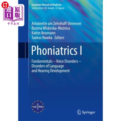 海外直订医药图书Phoniatrics I 语音学I
