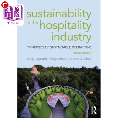 海外直订Sustainability in the Hospitality Industry: Principles of Sustainable Operations 酒店业的可持续发展:可持续