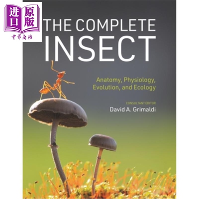 预售 昆虫大全——解剖学 生理学 进化和生态学 The Complete Insect 英文原版 David A Grimaldi【中商原版】