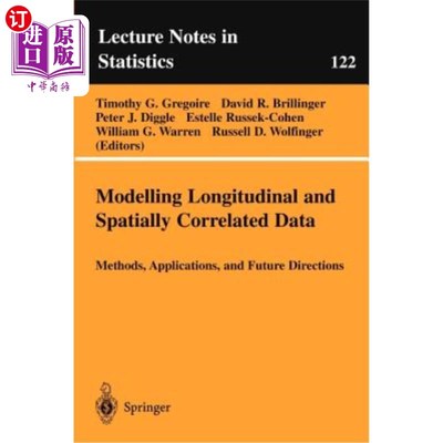 海外直订Modelling Longitudinal and Spatially Correlated Data 纵向和空间相关数据建模