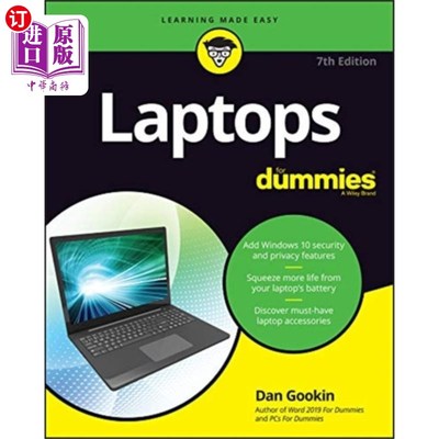 海外直订Laptops For Dummies 笔记本电脑的假人
