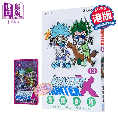 漫画 HUNTER X HUNTER 全职猎人 第13集 富坚义博 港版漫画书 文化传信出版【中商原版】