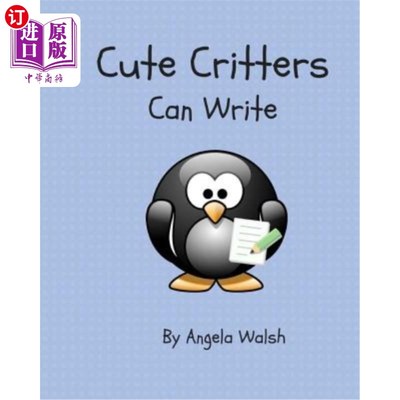 海外直订Cute Critters Can Write 可爱的小动物会写字