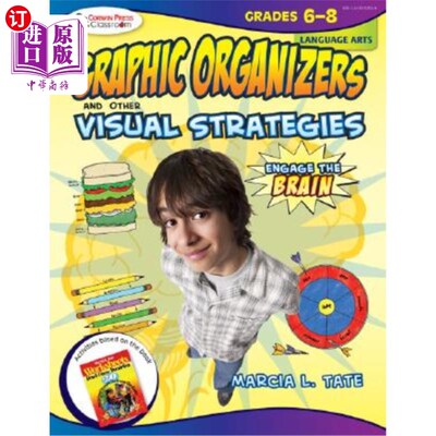 海外直订Engage the Brain: Graphic Organizers and Other Visual Strategies, Language Arts, 参与大脑:图形组织者和其他