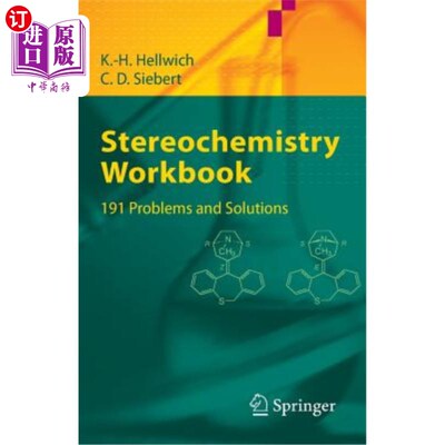 海外直订Stereochemistry - Workbook: 191 Problems and Solutions 立体化学-工作手册:191个问题和解决方案