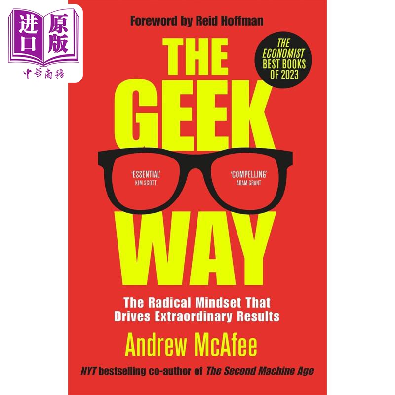 预售 极客之道 推动非凡成果的激进心态 英文原版 The Geek Way Andrew McAfee 信息化管理 经济与管理 管理类【中商原版】
