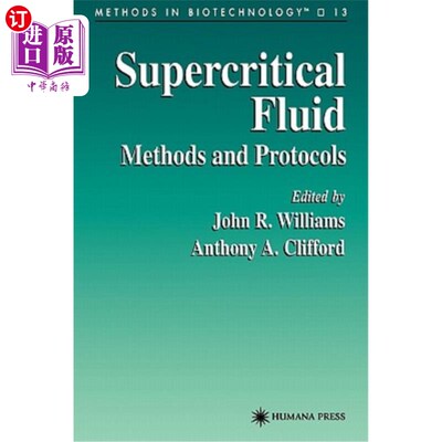 海外直订Supercritical Fluid Methods and Protocols 超临界流体方法和协议