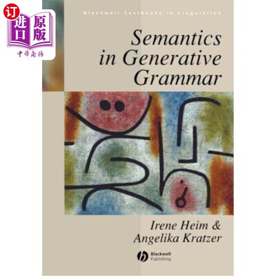 海外直订Semantics in Generative Grammar 生成语法中的语义