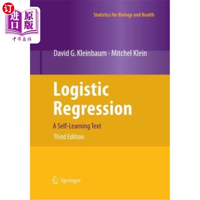海外直订医药图书Logistic Regression: A Self-Learning Text 逻辑回归:一个自我学习的文本