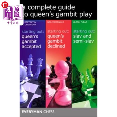 海外直订A Complete Guide to Queen's Gambit Play 女王游戏的完整指南
