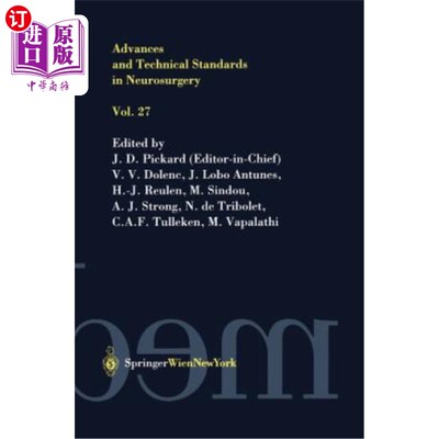 海外直订医药图书Advances and Technical Standards in Neurosurgery 神经外科的进展和技术标准