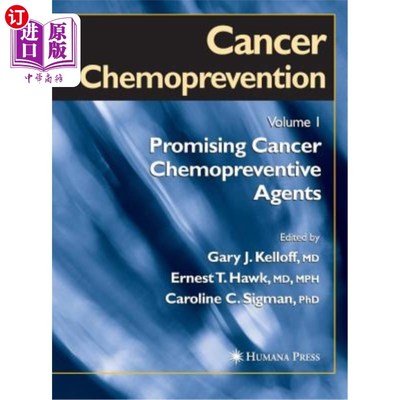 海外直订医药图书Cancer Chemoprevention: Volume 1: Promising Cancer Chemopreventive Agents 癌症化学预防:第1卷:有前途