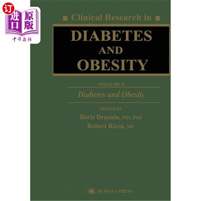 海外直订医药图书Clinical Research in Diabetes and Obesity, Volume 2: Diabetes and Obesity 糖尿病和肥胖的临床研究，